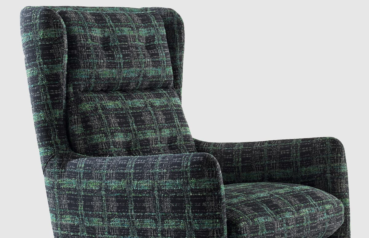 AFTEREIGHT | Fabric armchair By Natuzzi Italia