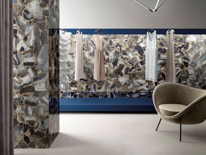 Porcelain stoneware wall/floor tiles AGATA BLACK Agata Maximum ...