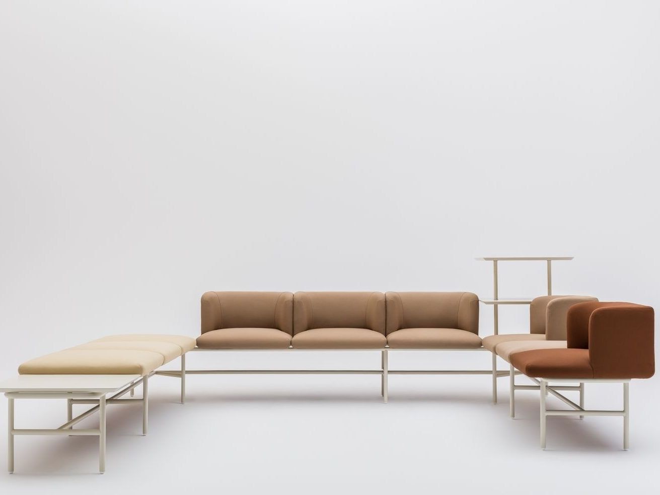 AGORA Modular fabric sofa By MDD | design Form Us With Love