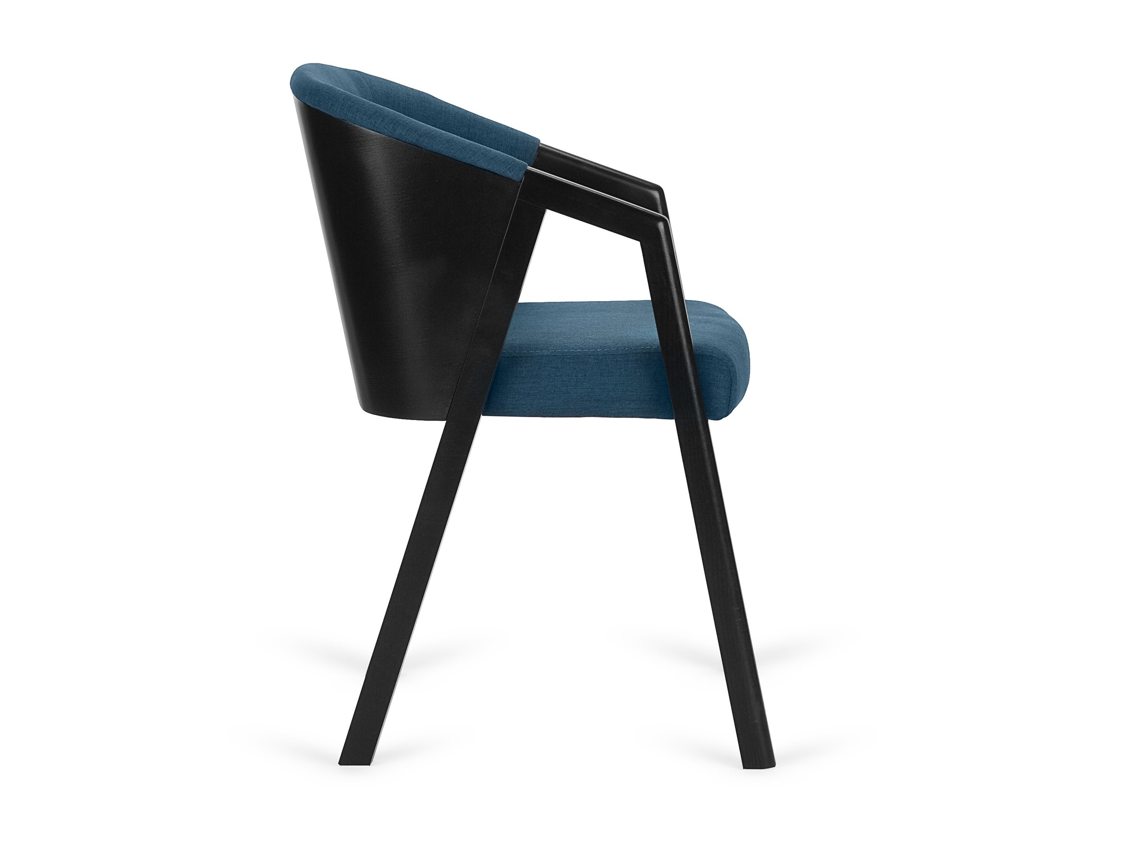 AIRES Upholstered fabric chair with armrests By Paged