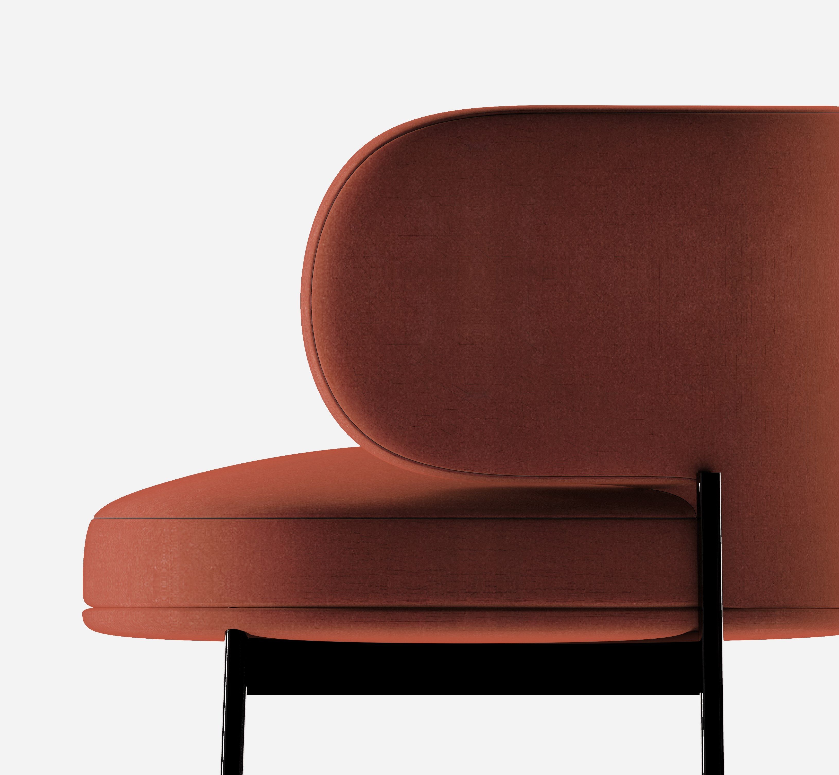AKIKO Upholstered chair with armrests By Gallotti&Radice | design ...