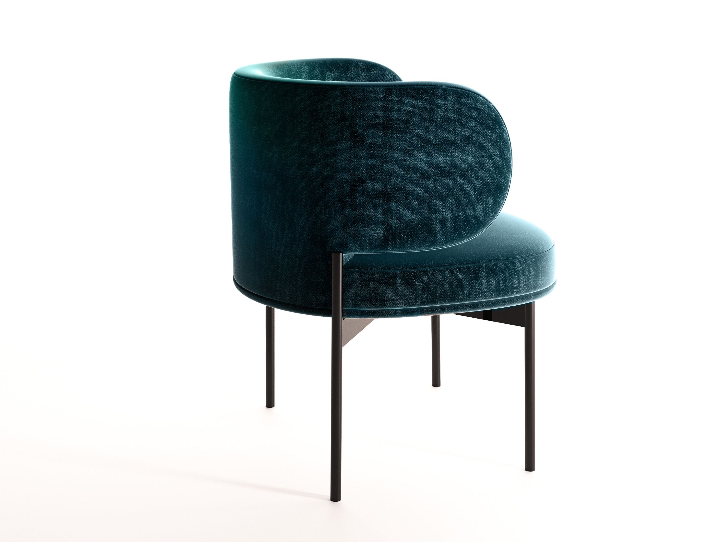 AKIKO Upholstered chair with armrests By Gallotti&Radice | design ...