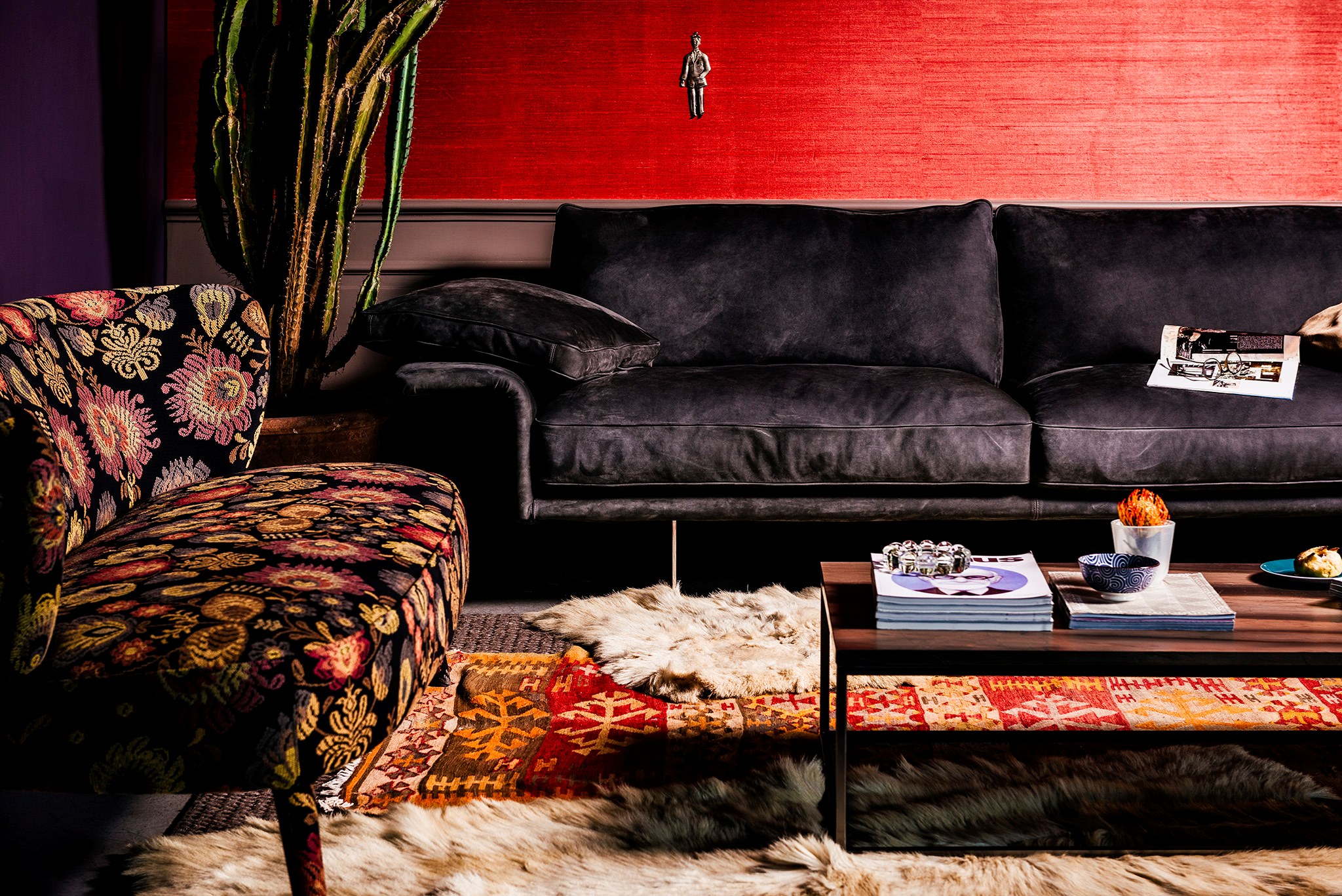 ALATO | Leather sofa 2 seater leather sofa By Black Tie | design Pier ...