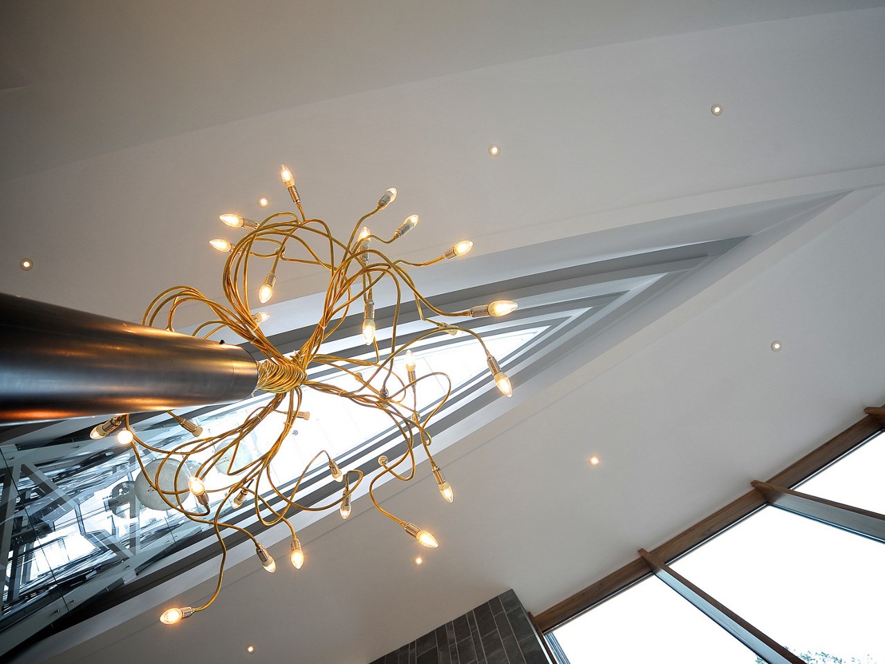 LED adjustable brass floor lamp ALBERO DELLA LUCE By Catellani & Smith ...