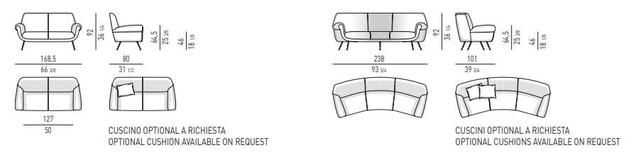 ALBERT | Sofa Albert & Ile Collection By Minotti