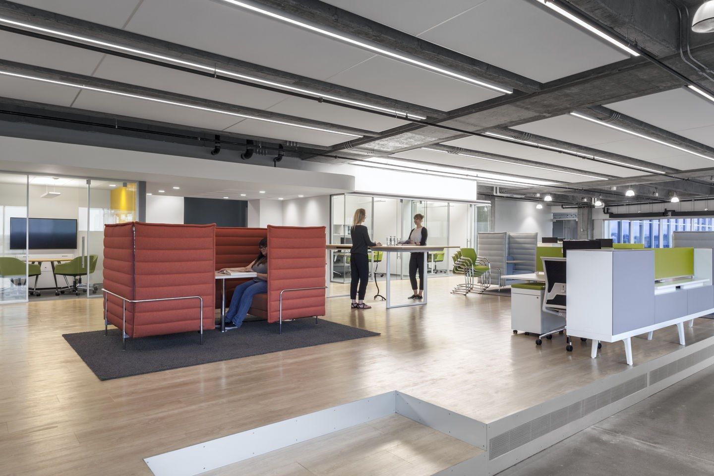 Multimedia fabric office booth ALCOVE CABIN Alcove Sofa Collection By ...