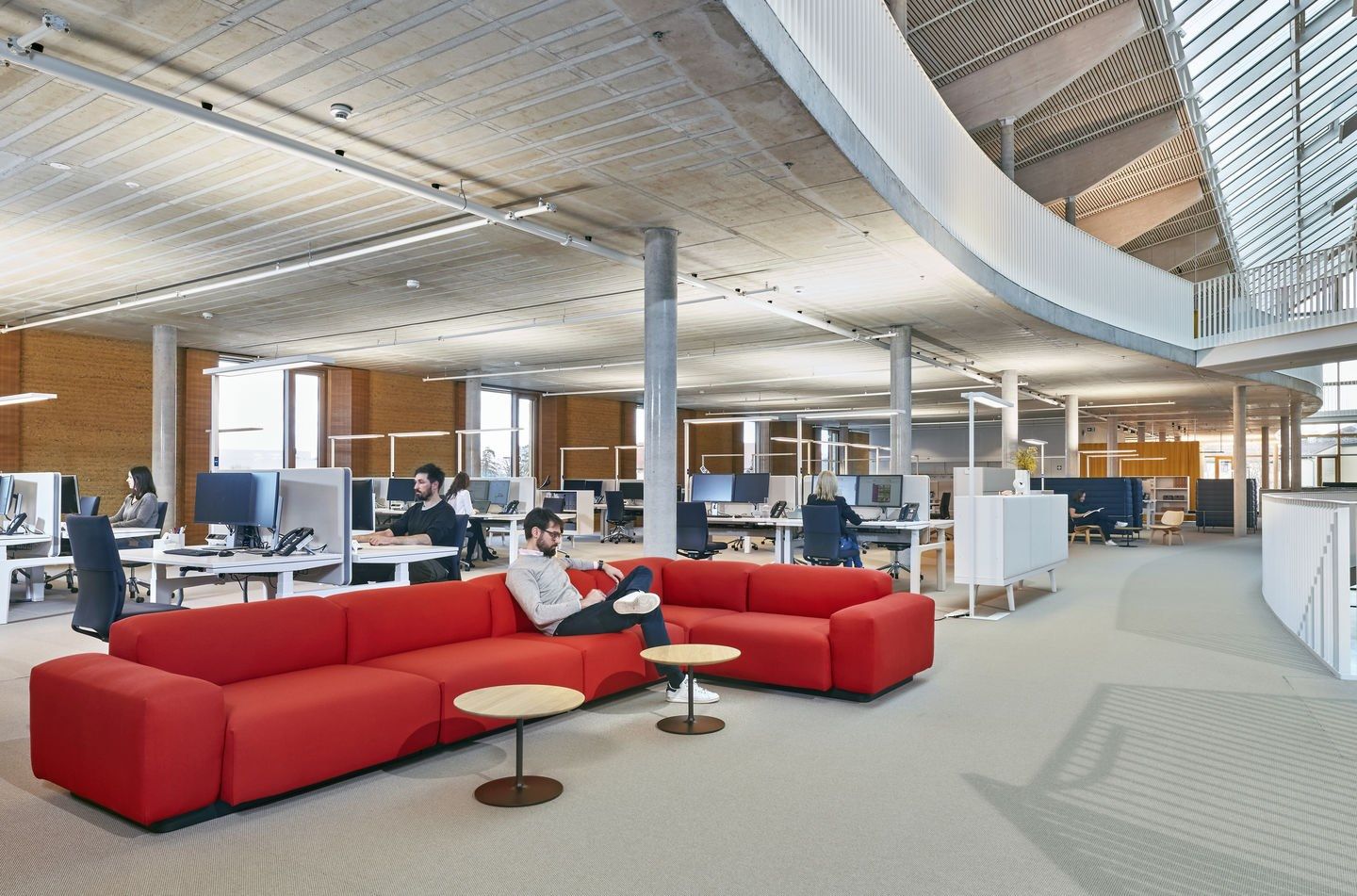 Multimedia fabric office booth ALCOVE CABIN Alcove Sofa Collection By ...