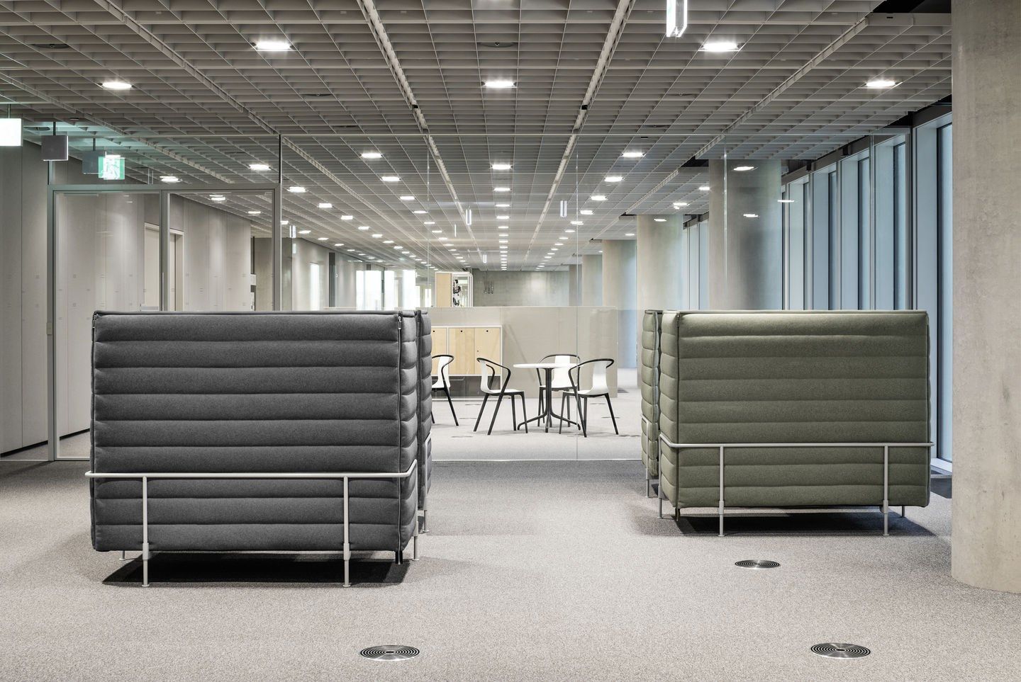 Multimedia fabric office booth ALCOVE CABIN Alcove Sofa Collection By ...