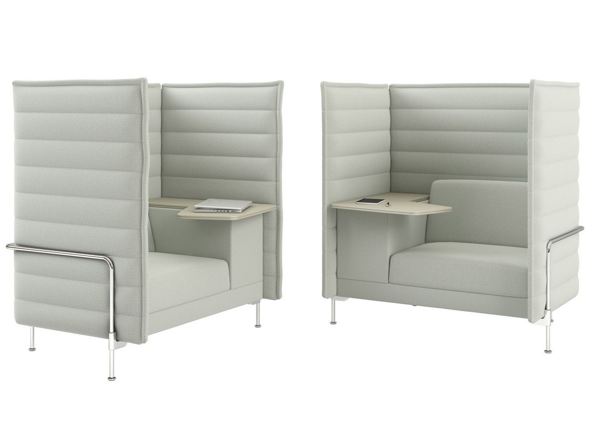 Upholstered high-back armchair ALCOVE HIGHBACK WORK By Vitra design ...
