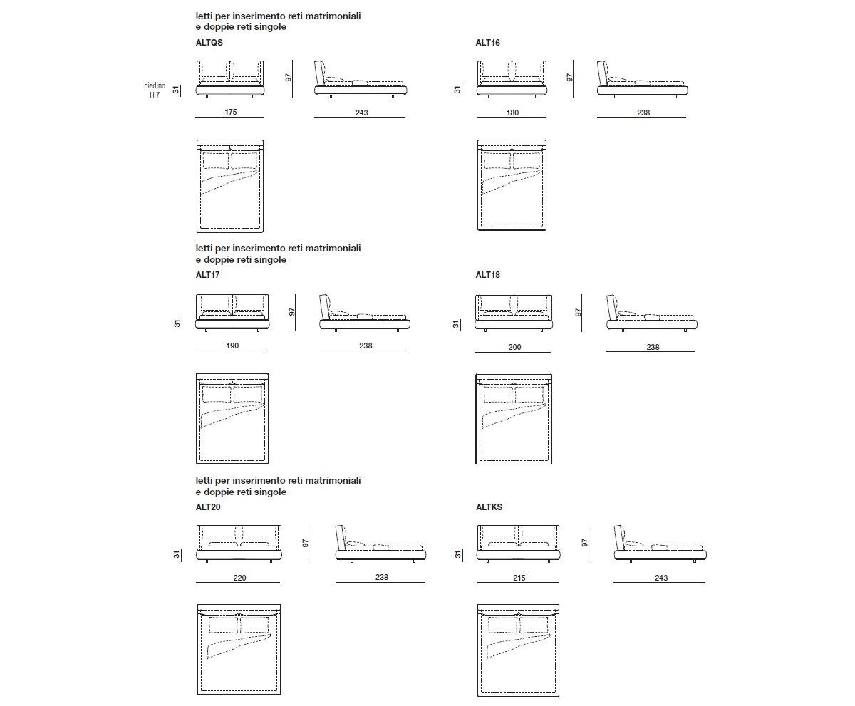 ALDGATE Bed By Molteni & C. | design Rodolfo Dordoni
