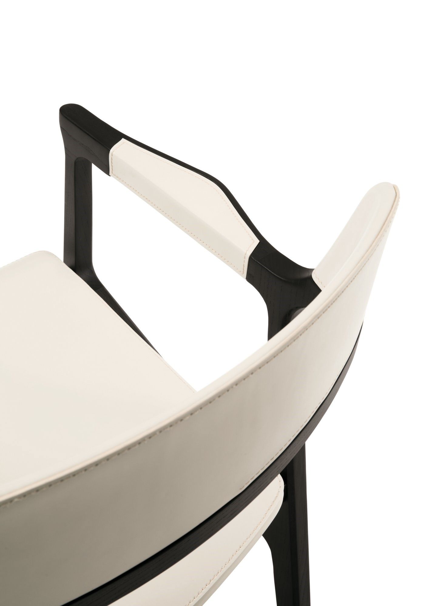 ALEXA | Chair with armrests By Giorgetti design Umberto Asnago