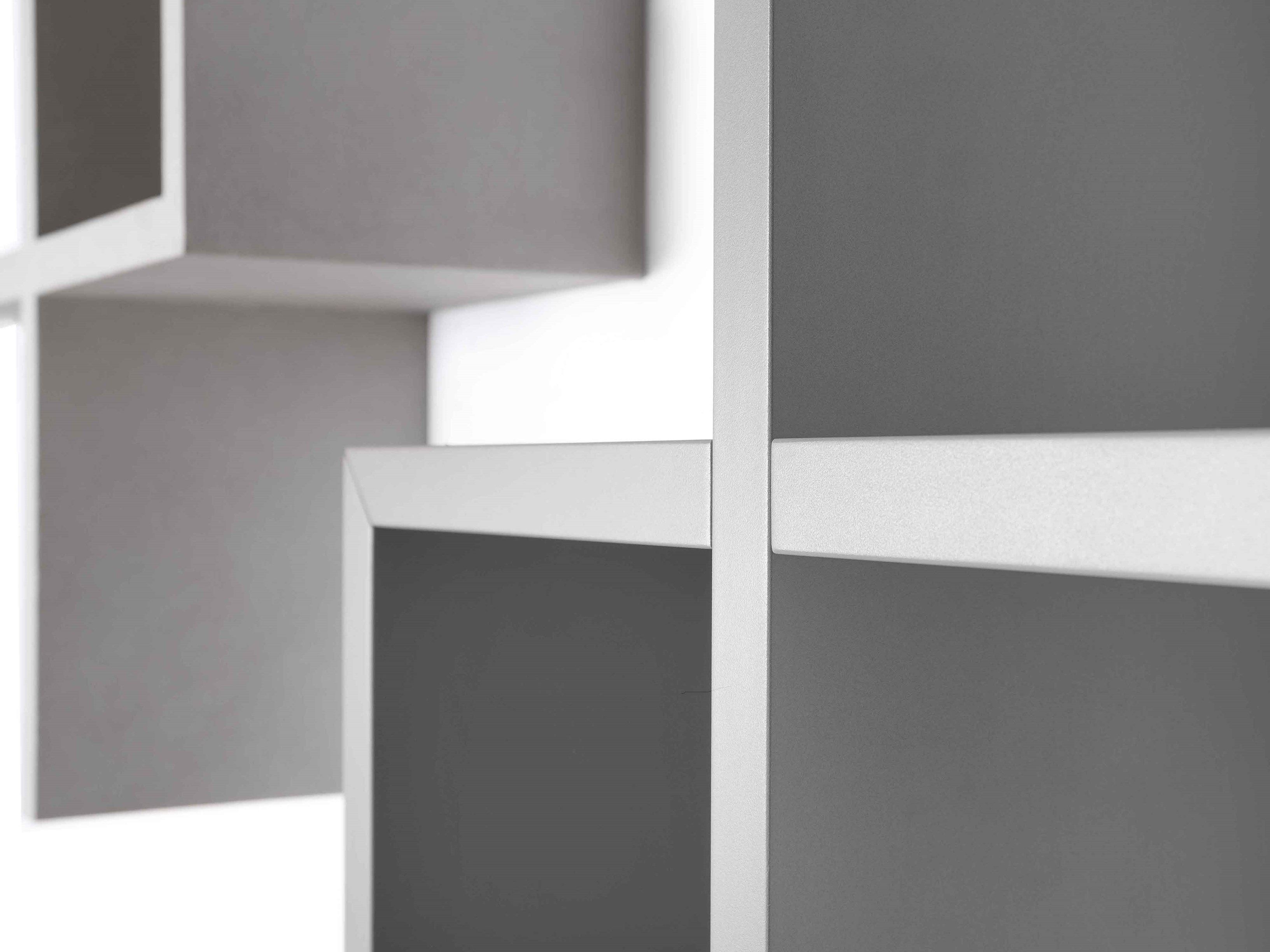 Modular MDF wall shelf ALF By ARKOF LABODESIGN design Alan Cornolti