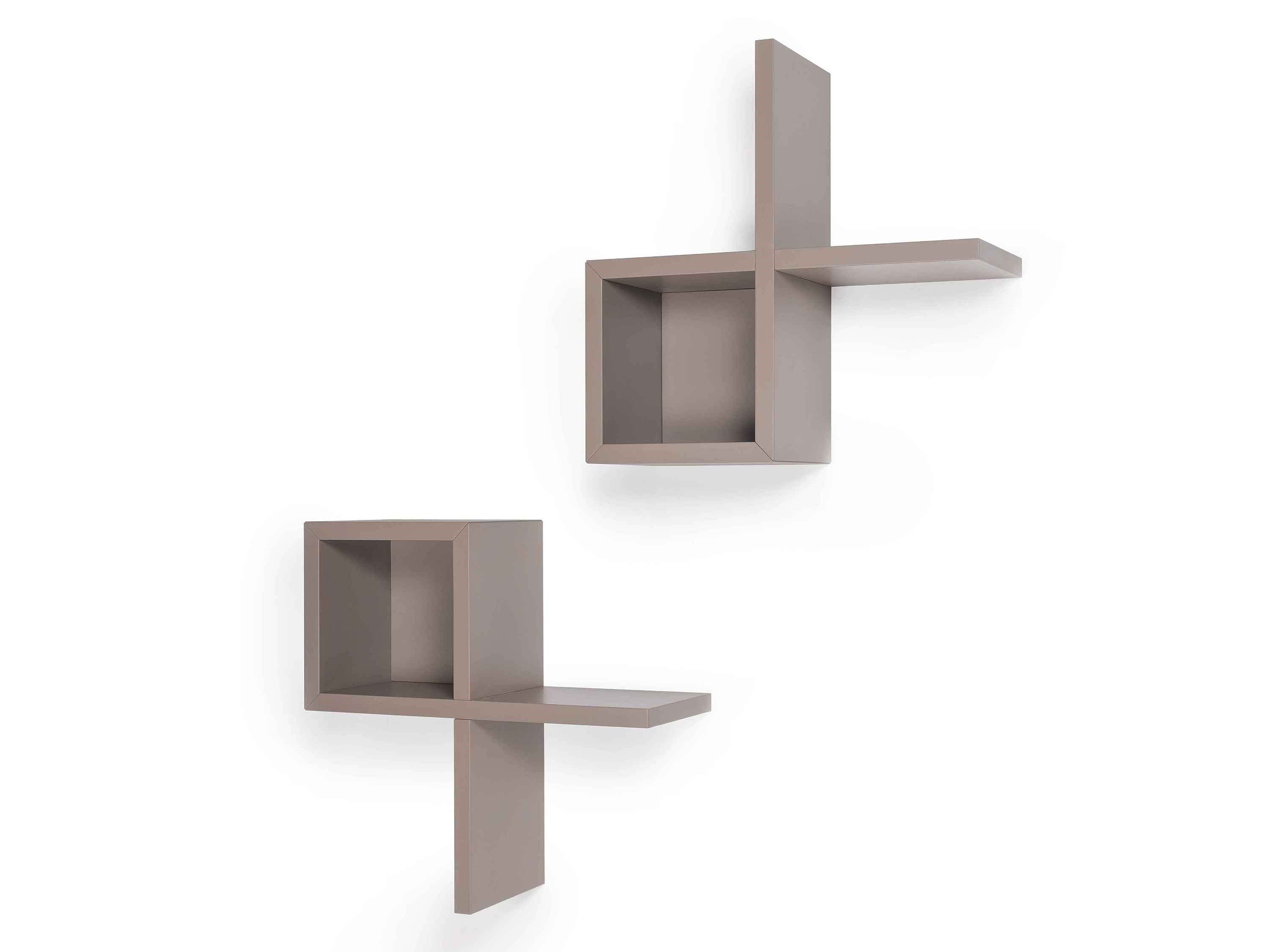 Modular MDF wall shelf ALF By ARKOF LABODESIGN design Alan Cornolti