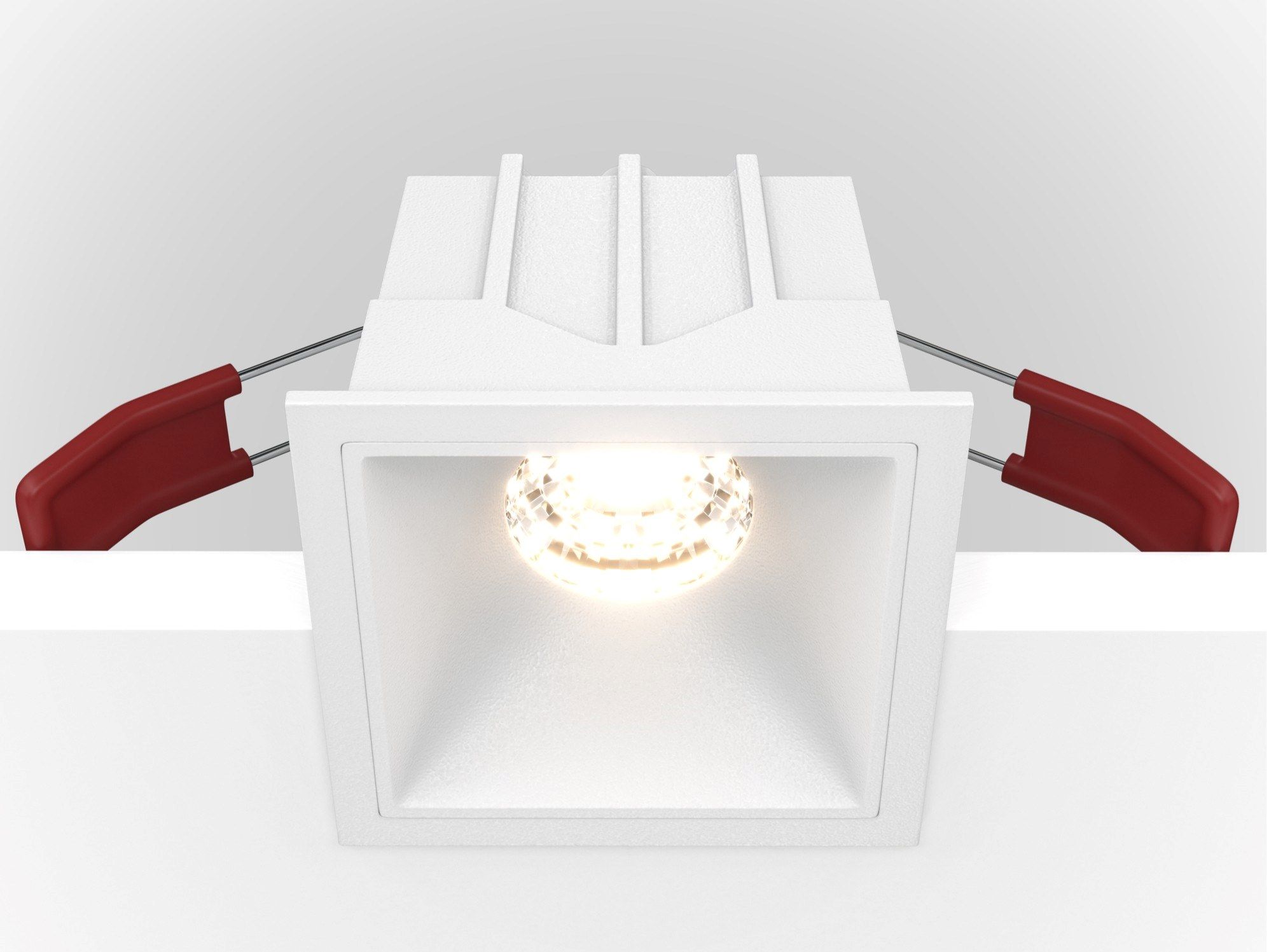 ALFA DL043-01-D | Square spotlight Recessed LED dimmable spotlight By ...