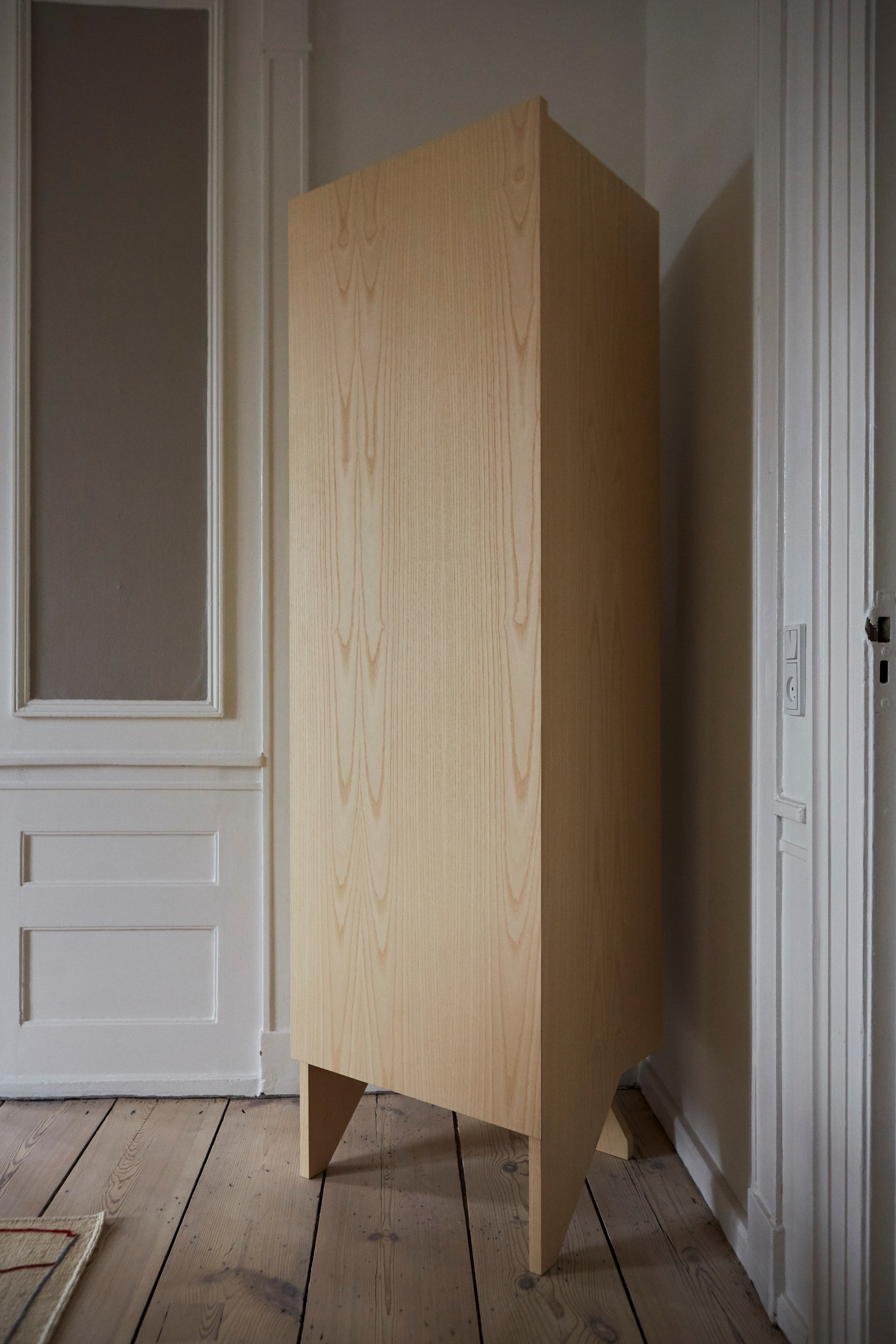 ALFAMA Wooden wardrobe with 1 door By MOR DESIGN | design Alvaro Siza ...