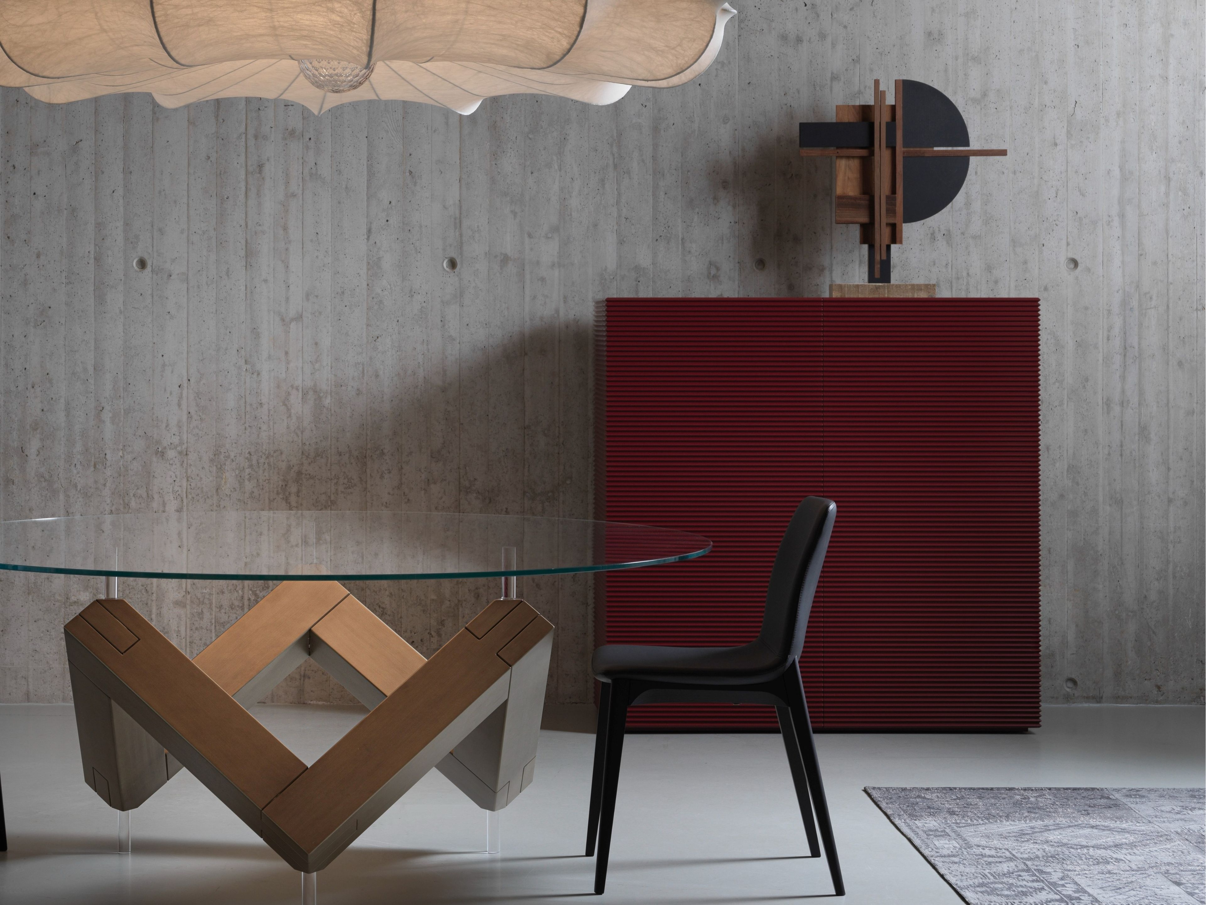 ALFIERI Bar cabinet with integrated lighting By ALBEDO | design Carlo ...