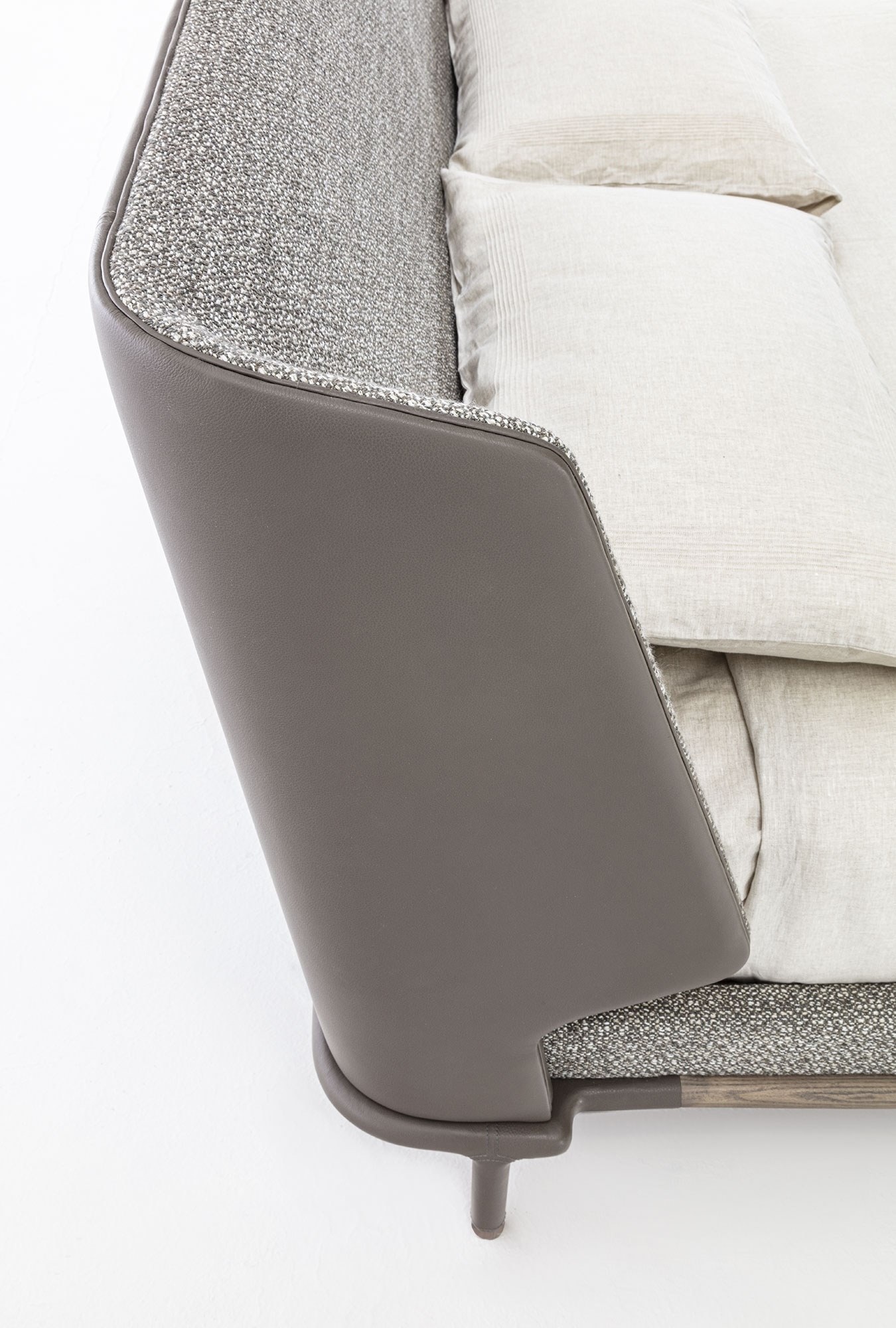 ALFRED Double bed with upholstered headboard By Frigerio | design ...
