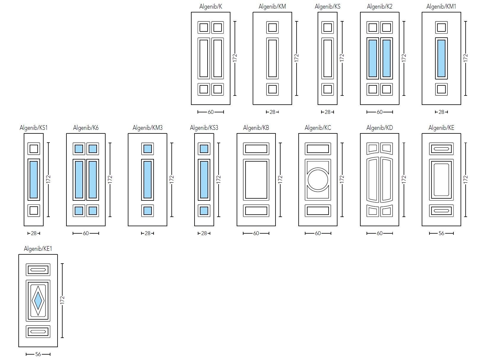 ALGENIB Pannello di rivestimento per porte blindate in alluminio By ...