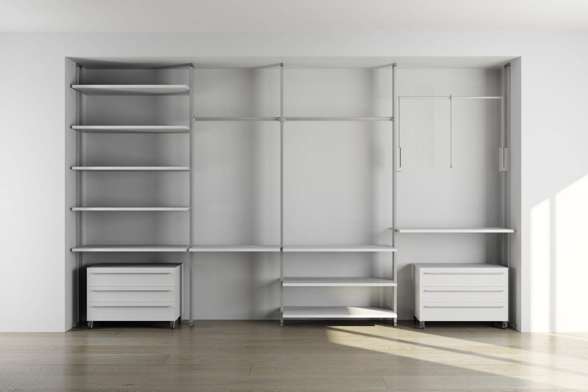 ALIANTE SYSTEM Custom HPL walk-in wardrobe By De Rosso