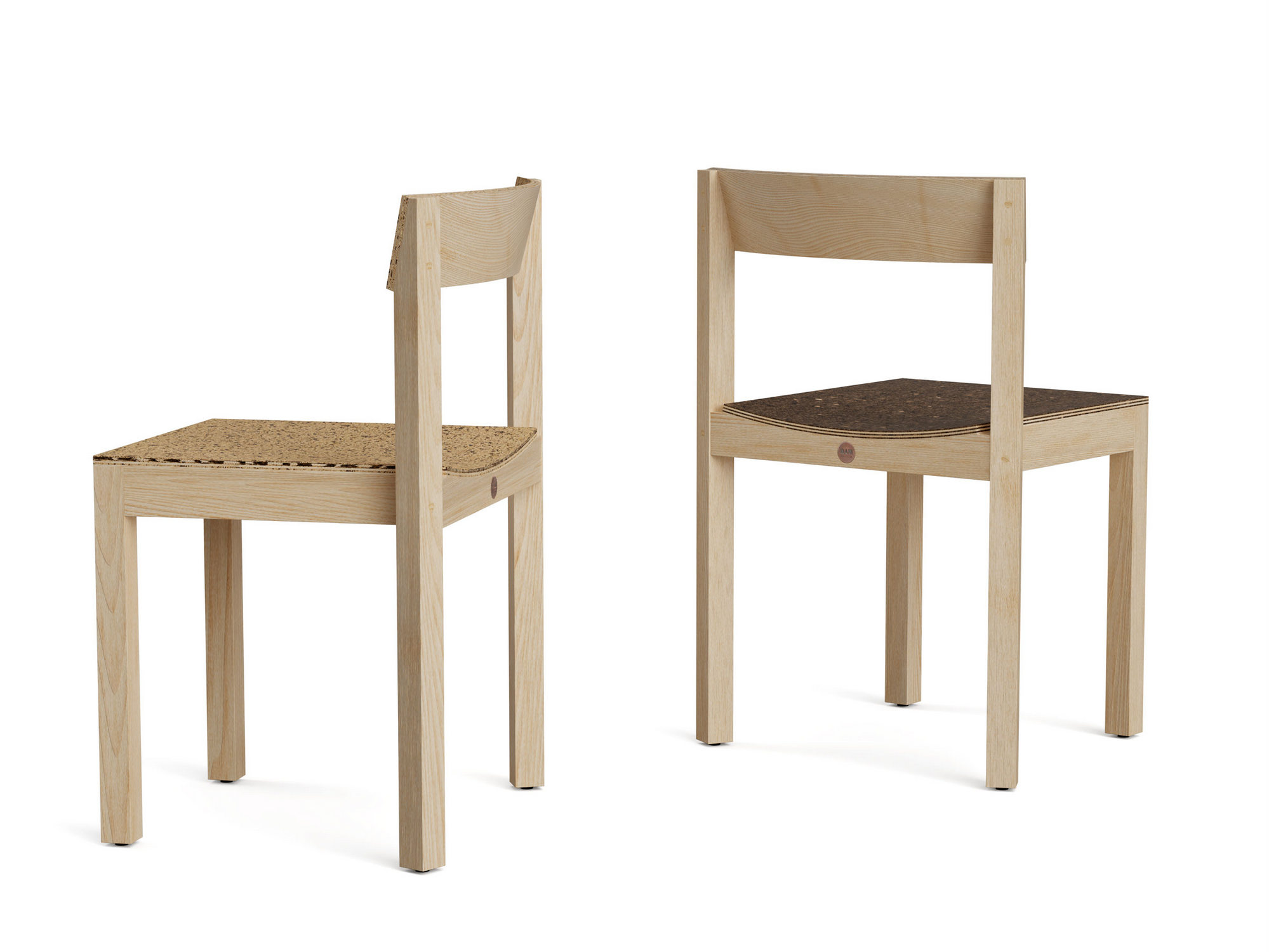 ALICE | Wooden chair By DAM