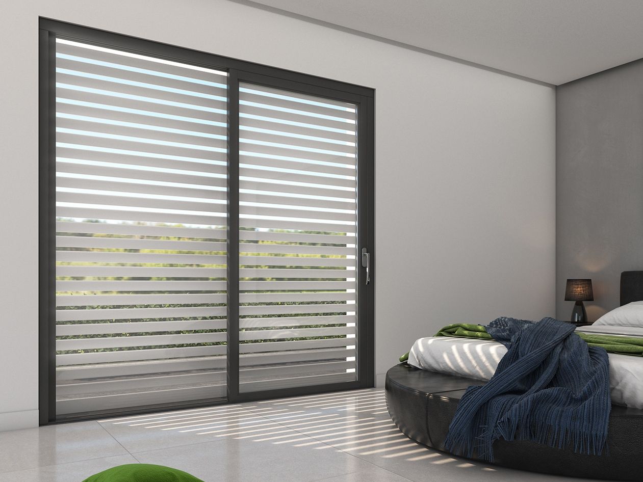 Motorized extruded aluminium roller shutter ALIKA FLAT By Kikau