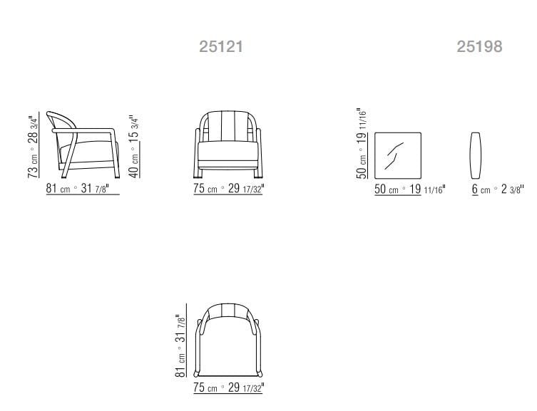 ALISON Fabric armchair with armrests By Flexform | design Carlo Colombo