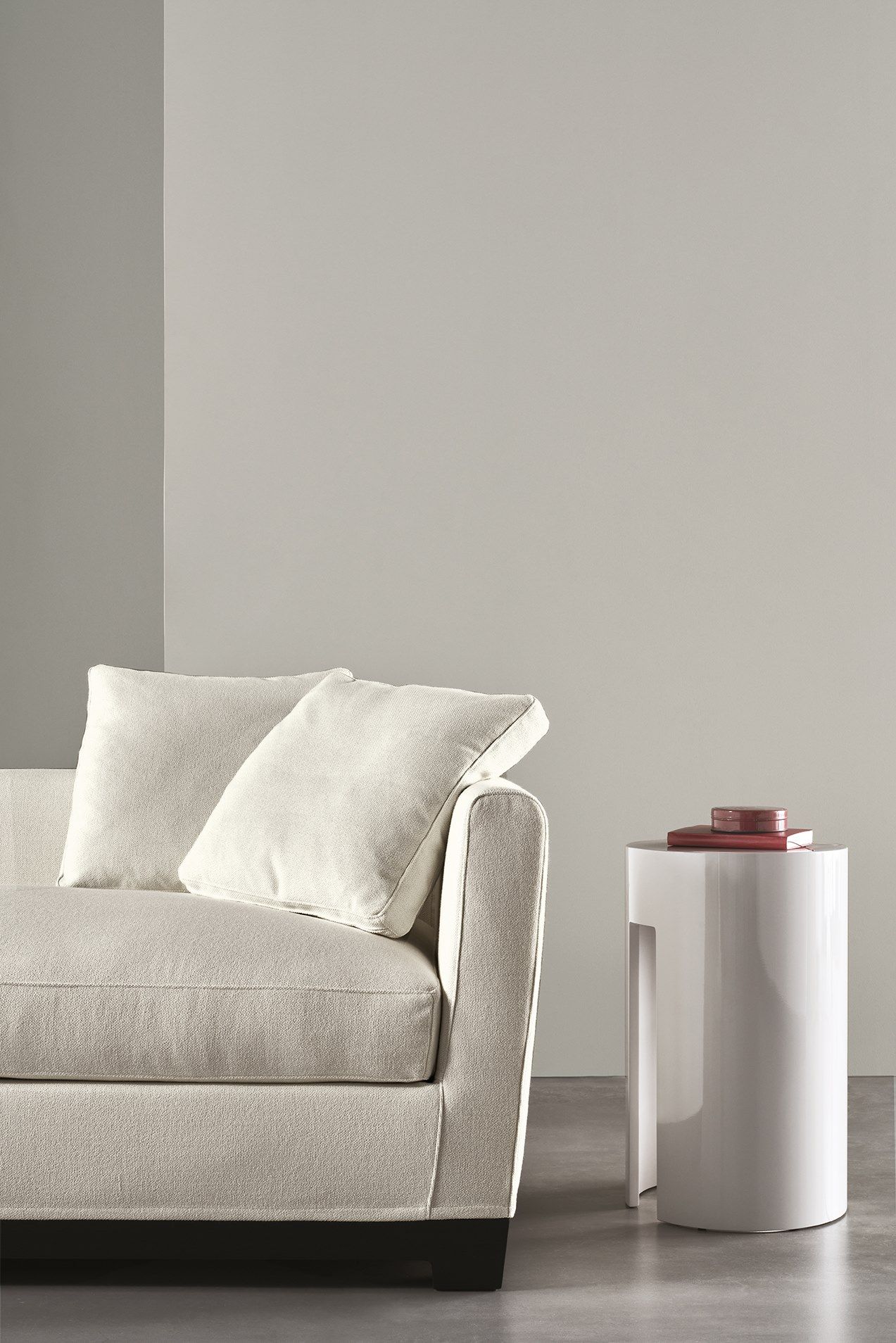 ALLEN Upholstered fabric day bed By Meridiani