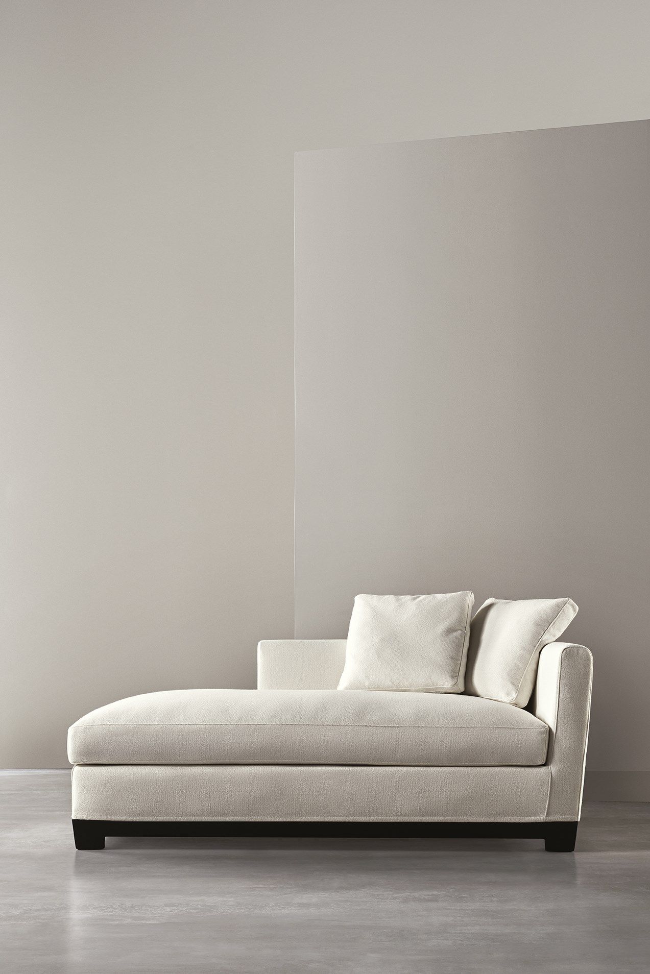 ALLEN Upholstered fabric day bed By Meridiani