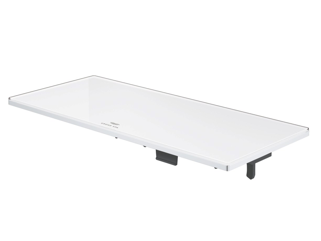 ALLURE NEW Acrylic glass bathroom wall shelf By Grohe