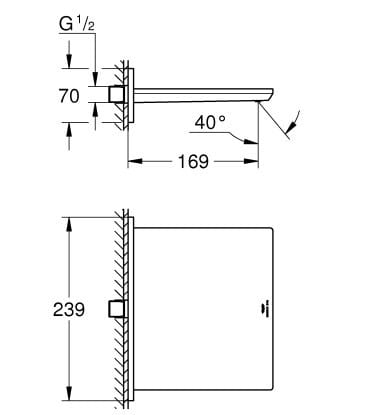 ALLURE NEW | Waterfall spout By Grohe
