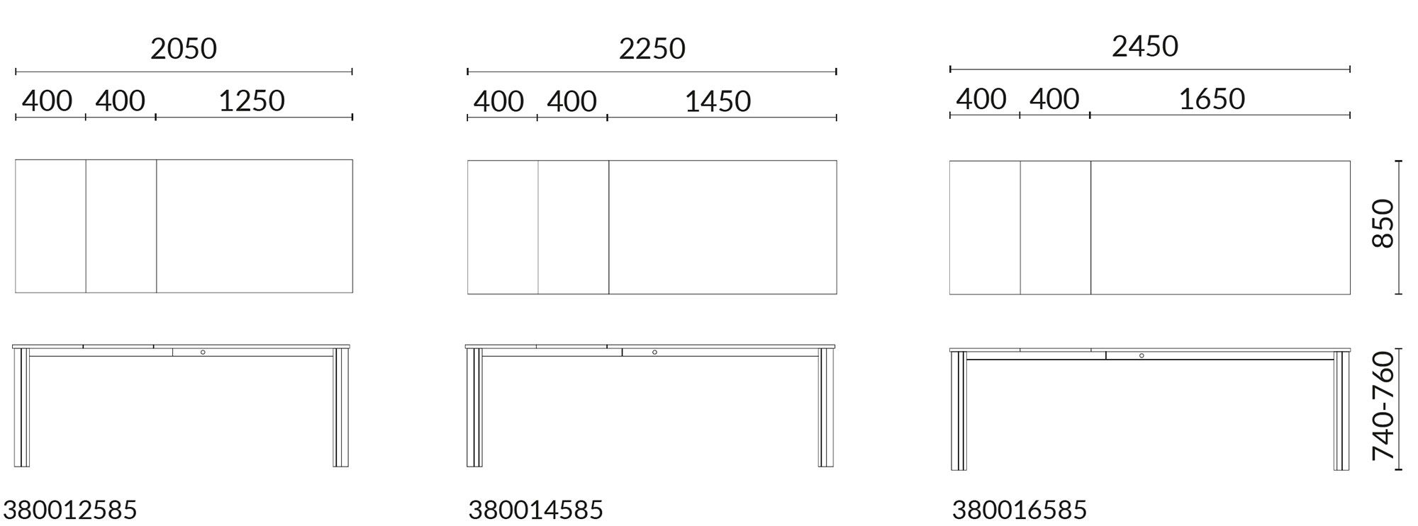 GRANDANGOLO Table By ALMA DESIGN