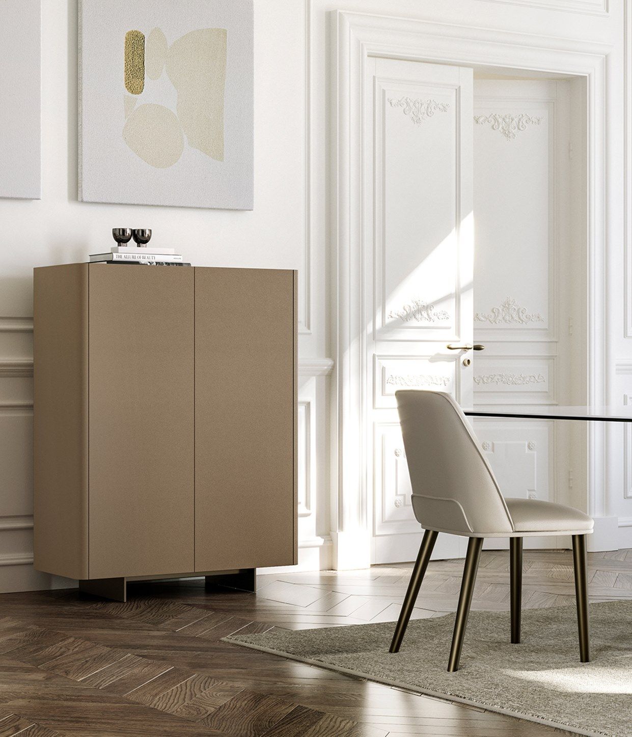 ALMA | Leather sideboard By EFORMA design Antoy Filips