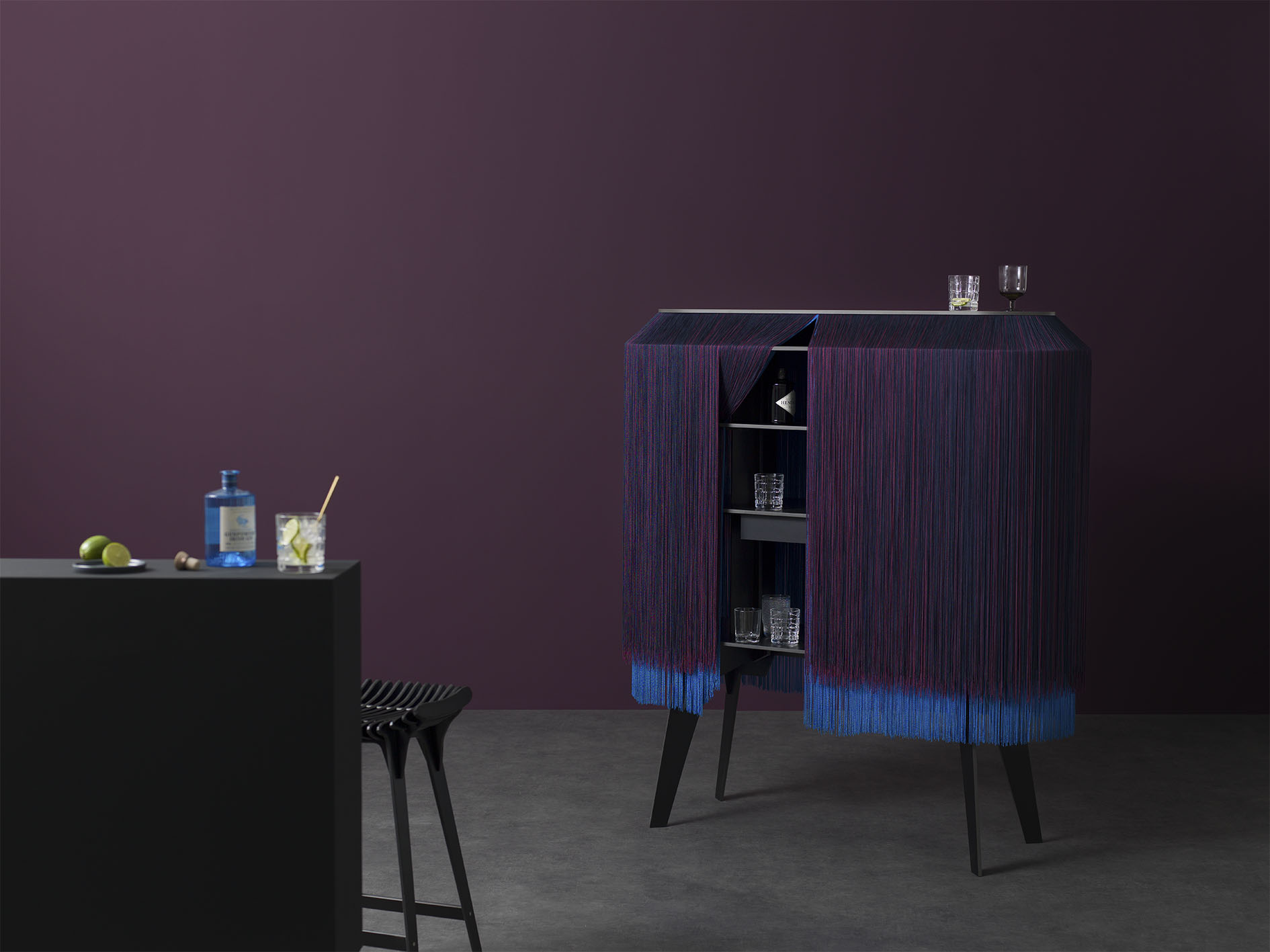ALPAGA | Bar cabinet Alpaga Collection By IBRIDE design Benoît Convers ...