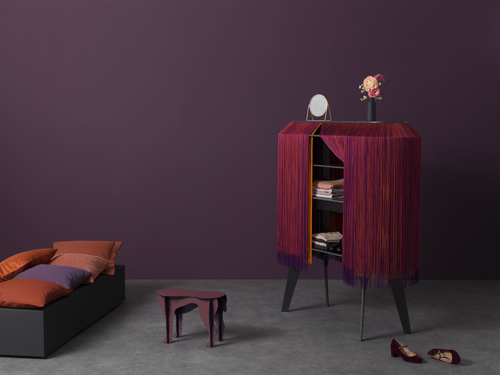ALPAGA | Bar cabinet Alpaga Collection By IBRIDE design Benoît Convers ...