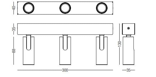 ALPHA 3 射灯 By PURALUCE