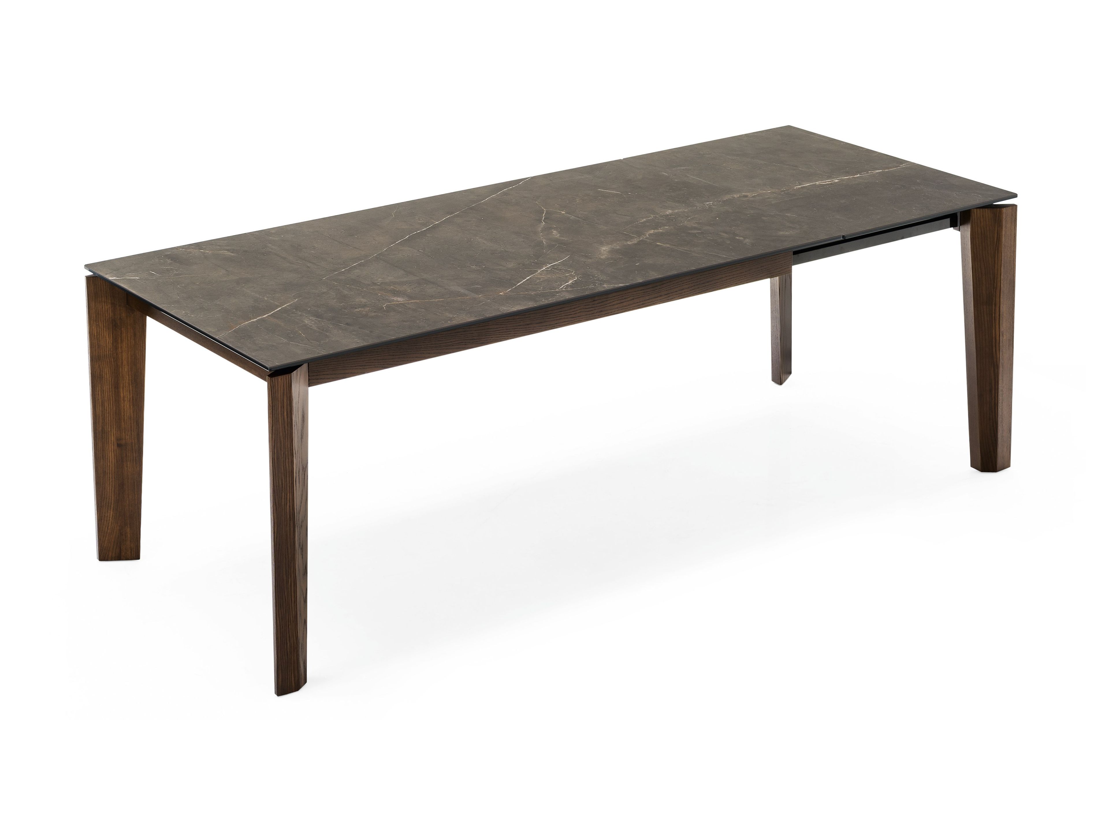 ALPHA Extending ceramic table By Calligaris