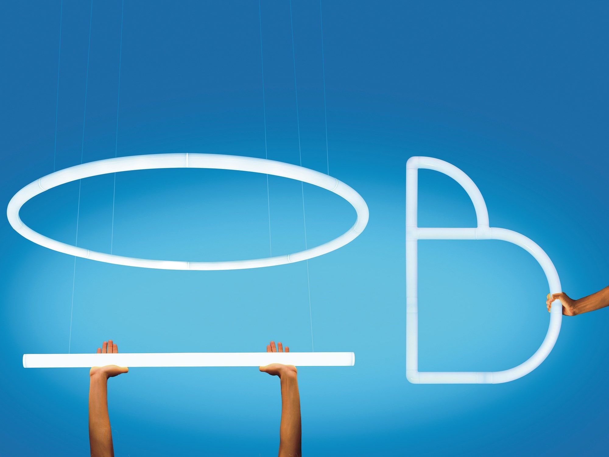 ALPHABET OF LIGHT Light letter By Artemide