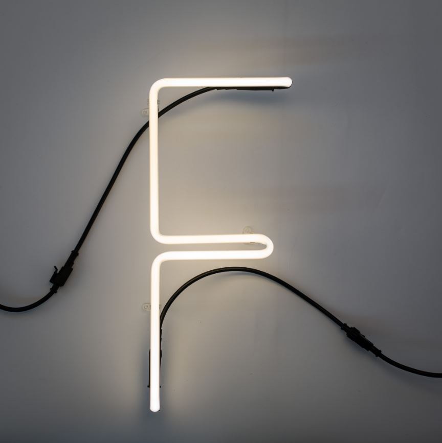 Lettera luminosa a LED ALPHAFONT By Seletti