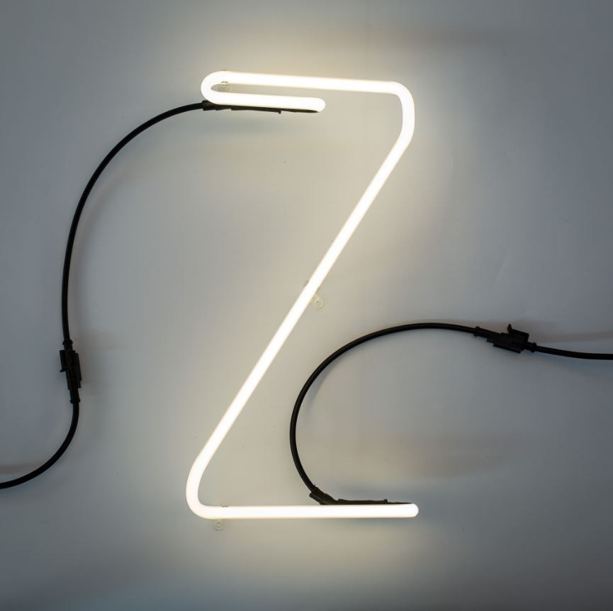 Lettera luminosa a LED ALPHAFONT By Seletti