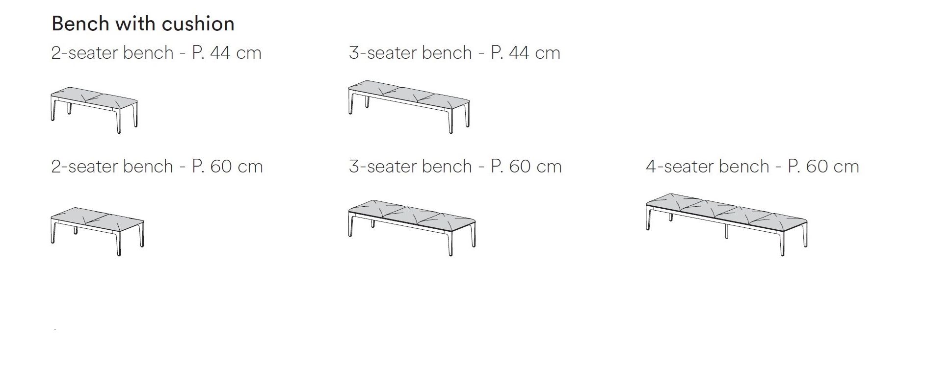 ALPLUS Fabric bench By FREZZA | design Marco Zito