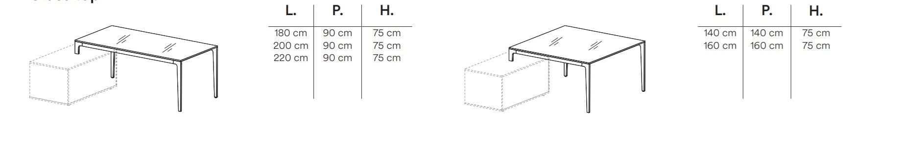 ALPLUS L-shaped etched glass office desk By FREZZA | design Marco Zito