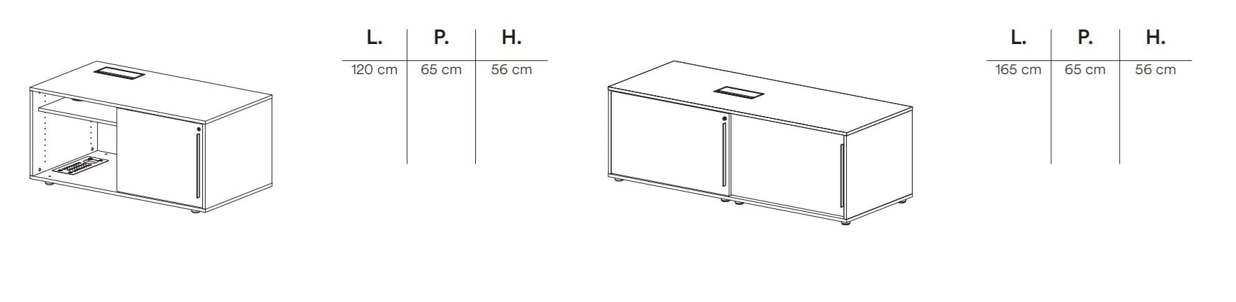 ALPLUS Rectangular wooden office desk By FREZZA | design Marco Zito
