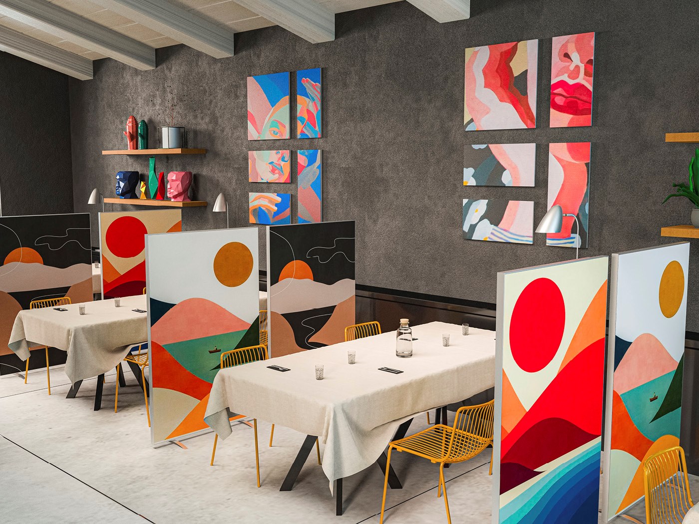 ALT | Acoustic wall panel ALT Collection By IsolDesign