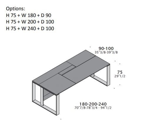 ALTAGAMMA | Executive desk Altagamma Collection By ESTEL GROUP design ...