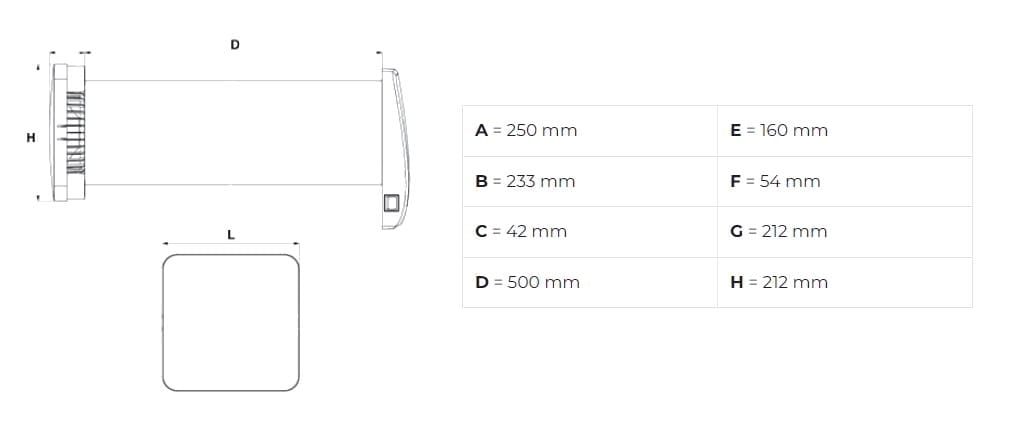 ALTAIR SRX 60 Instalación de ventilación mecánica forzada By Rossato S.p.A.