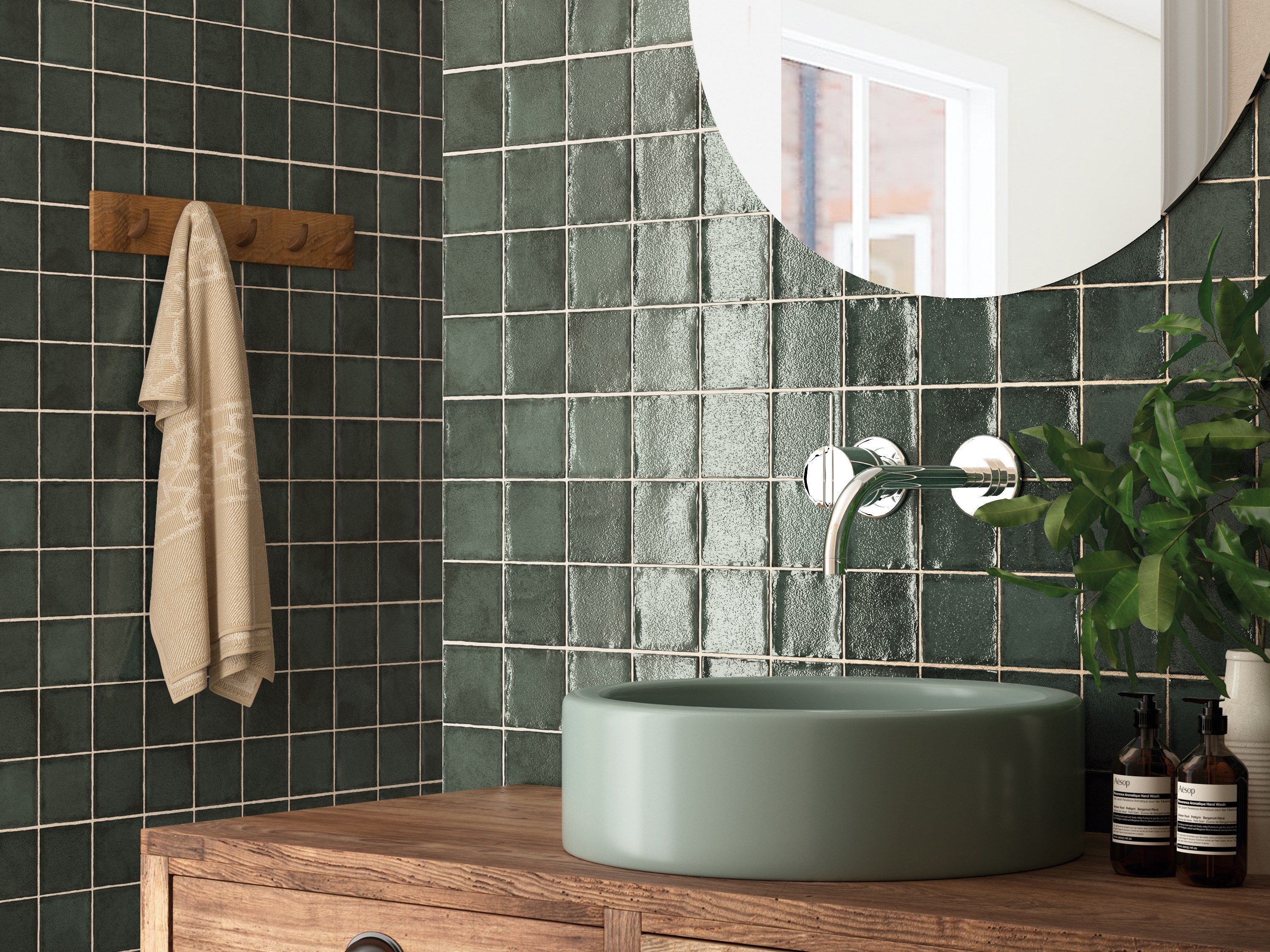 White-paste wall tiles ALTEA By EQUIPE CERAMICAS