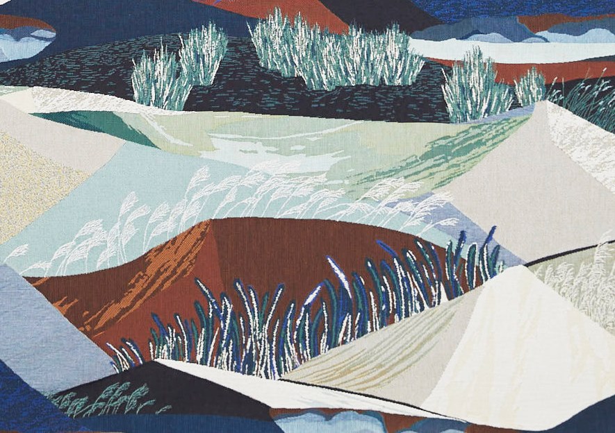Cotton fabric with graphic pattern ALTITUDE By LELIEVRE