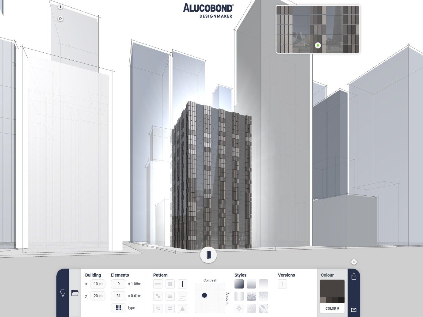 Software online/cloud ALUCOBOND® Designmaker - 3A Composites - Edilportale