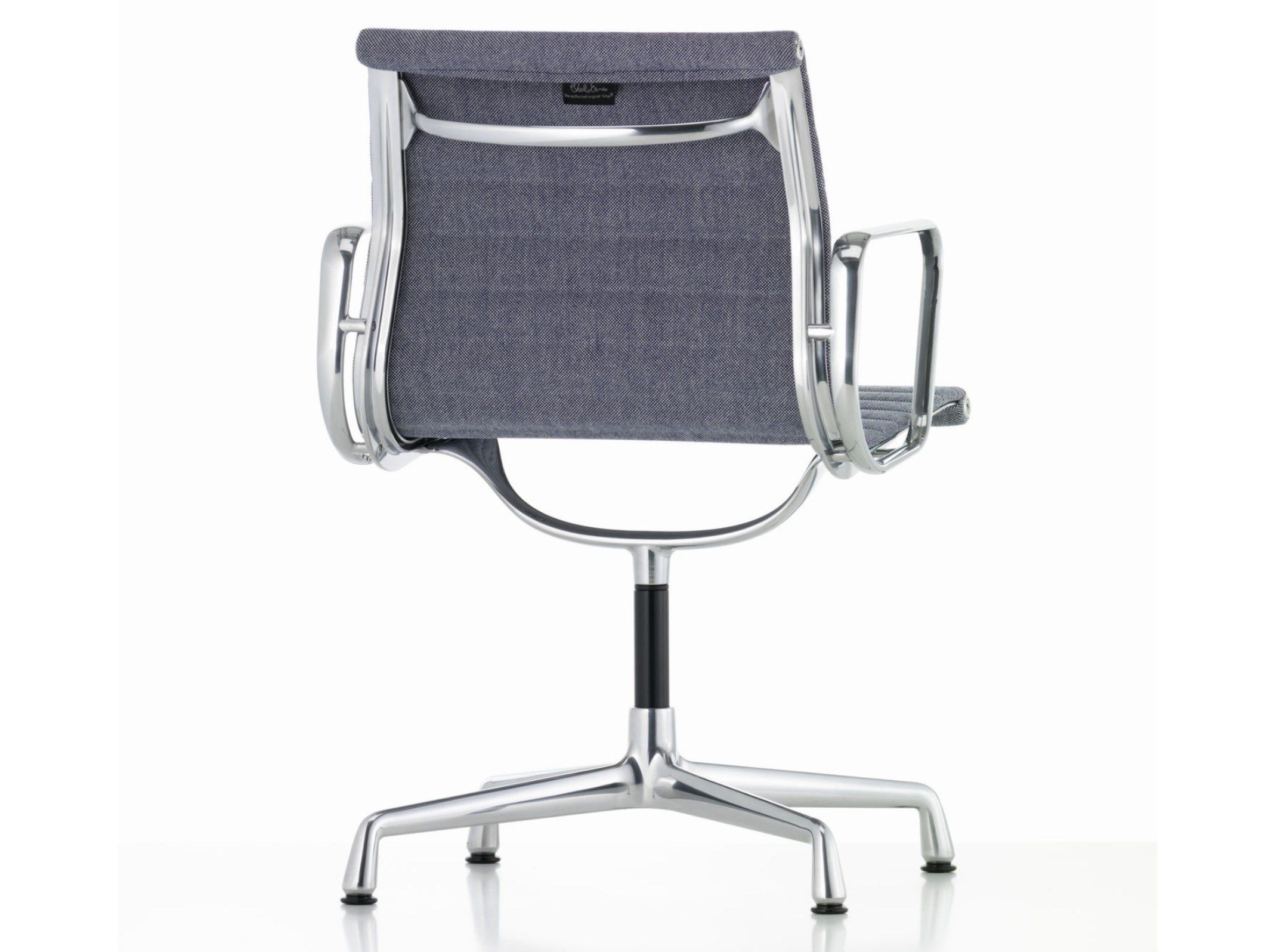 ALUMINIUM CHAIR EA 104 Swivel fabric chair with 4-spoke base with ...