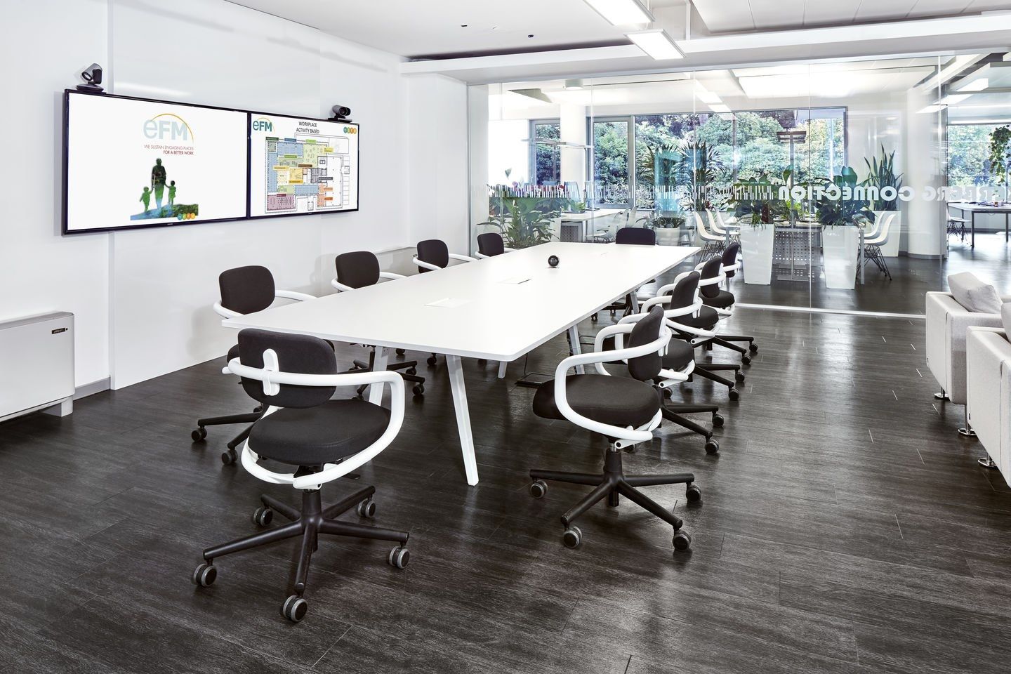 ALUMINIUM CHAIR EA 104 Swivel fabric chair with 4-spoke base with ...